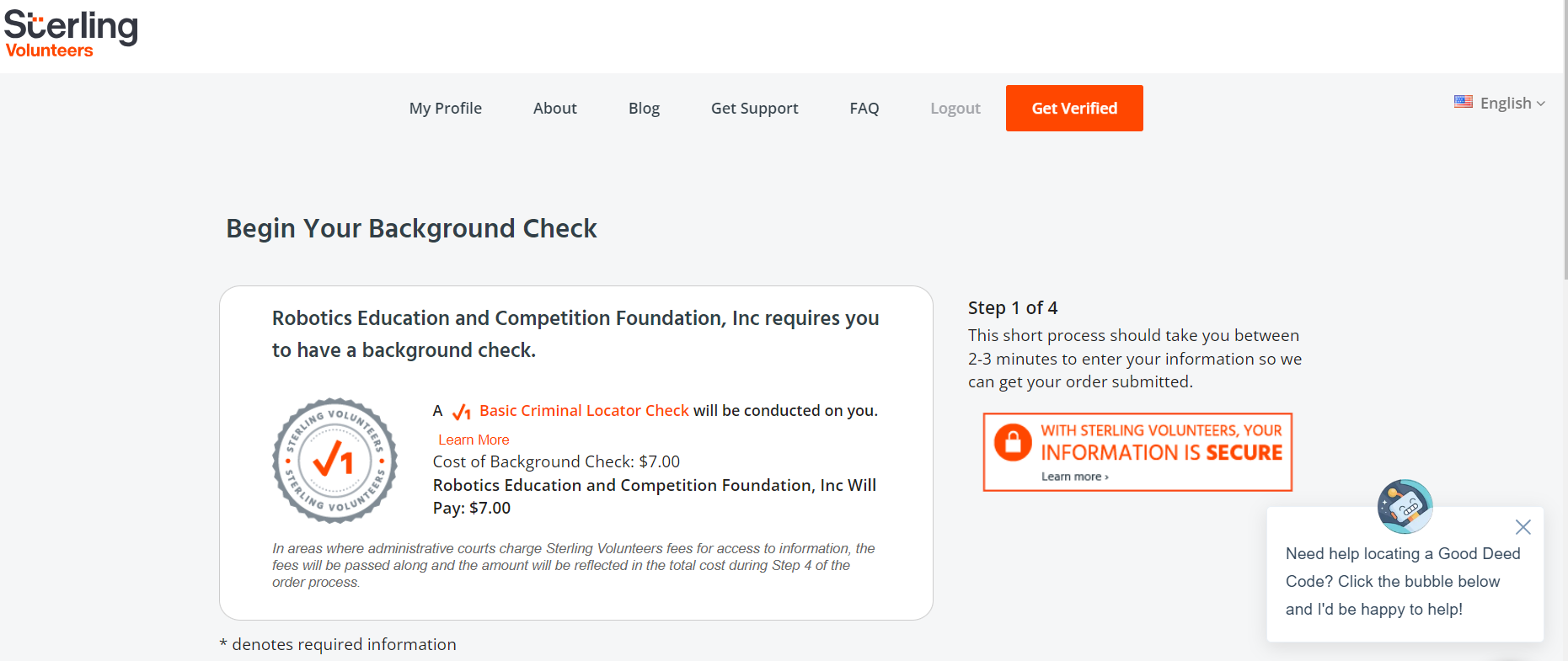 Background Check Process – VIQRC